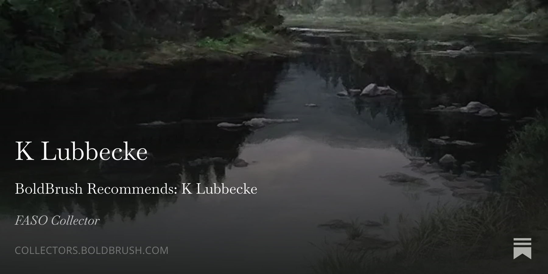 K Lubbecke - by Clintavo - BoldBrush Collector